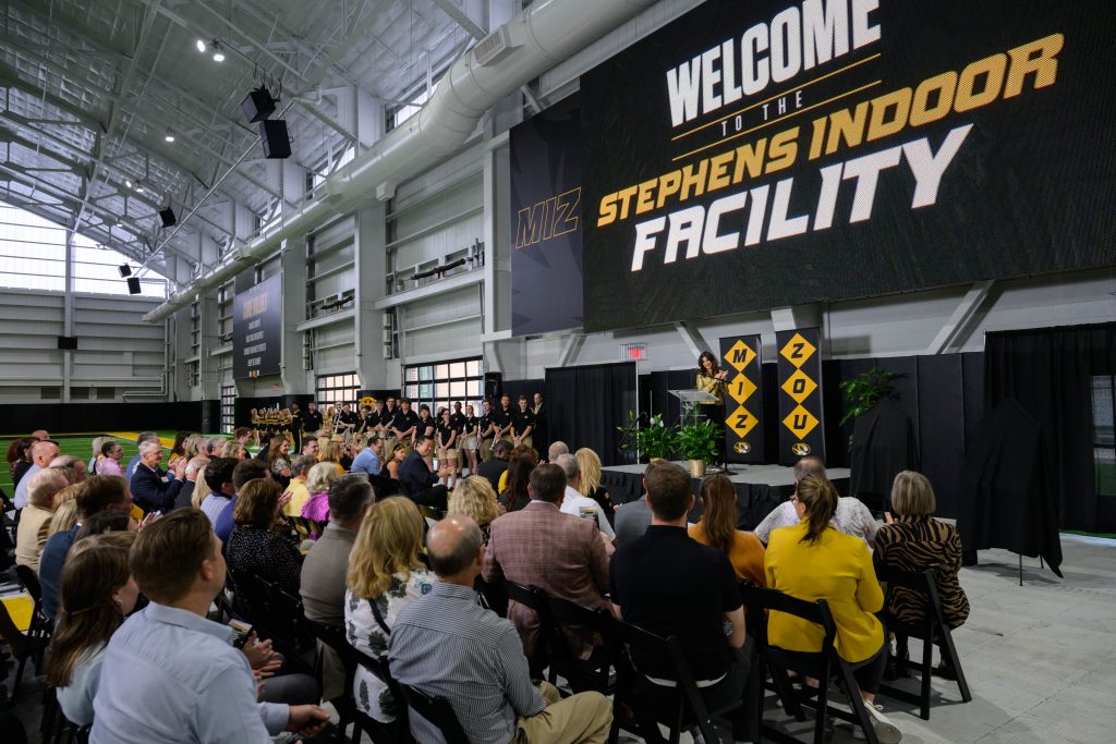 Dedicating the Stephens Indoor Facility - Office of the President